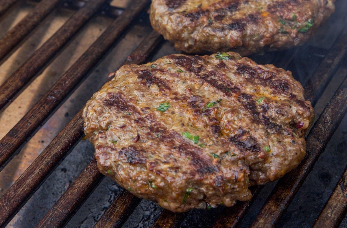 Juicy Gourmet Elk Burger Recipe (Grilled) | Hilda's Kitchen Blog