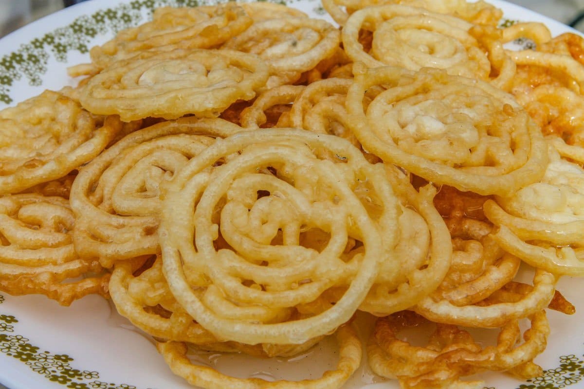 Zlabia (Middle Eastern Mini Funnel Cakes) | Hilda's Kitchen Blog
