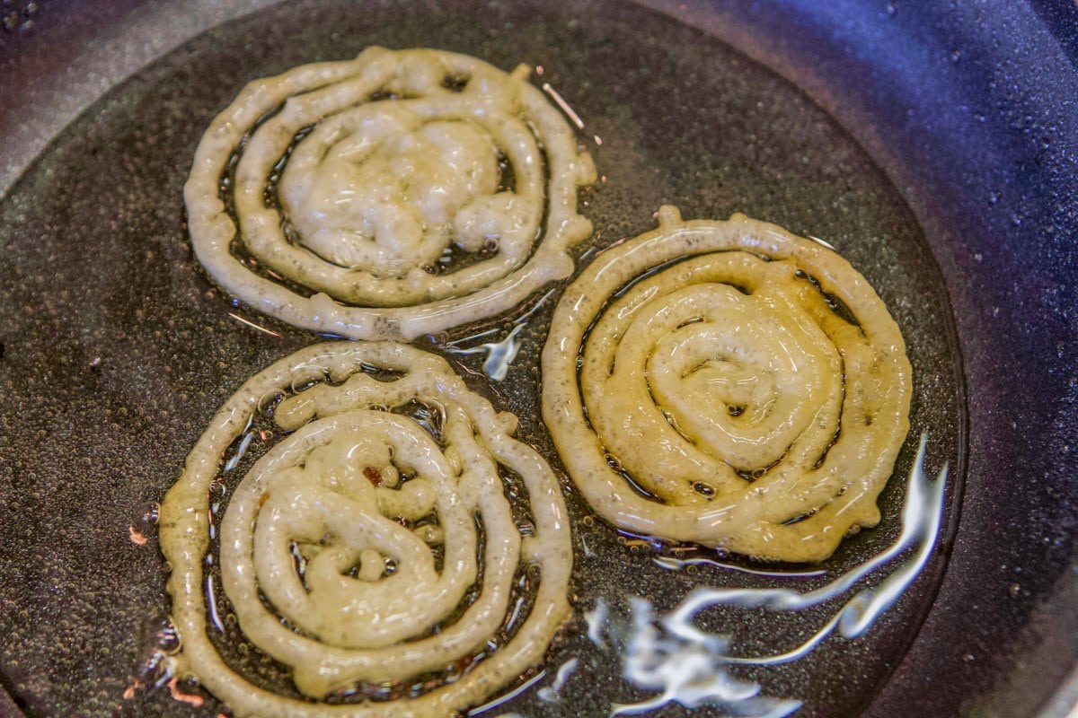 Zlabia (Middle Eastern Mini Funnel Cakes) | Hilda's Kitchen Blog