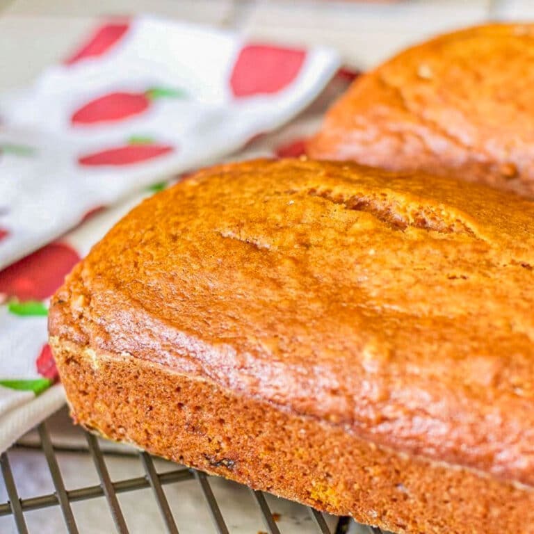 Persimmon Bread with Cream Cheese Frosting | Hilda's Kitchen Blog