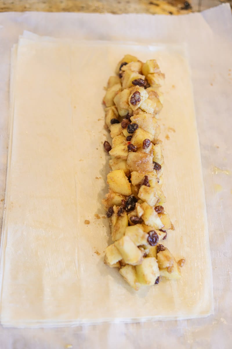 Phyllo Dough Apple Strudel | Hilda's Kitchen Blog