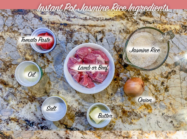 Assyrian Instant Pot Jasmine Rice (Riza Smooka)
