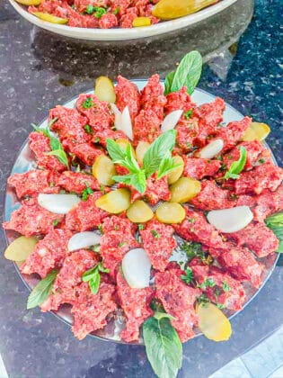 Kubba Halab (Meat-Filled Rice Balls) | Hilda's Kitchen Blog