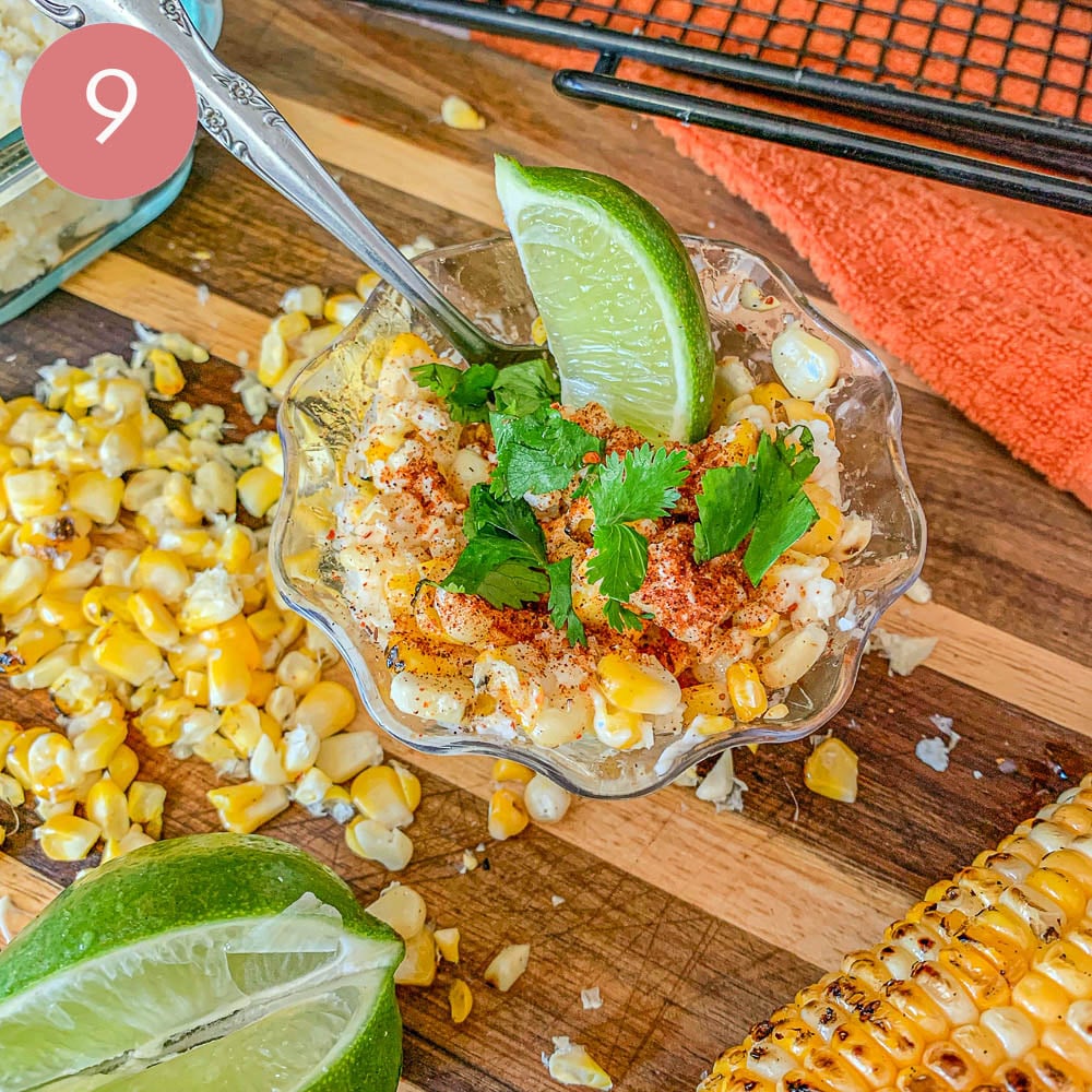 Elote in a Cup | Mexican Street Corn | Hilda's Kitchen Blog