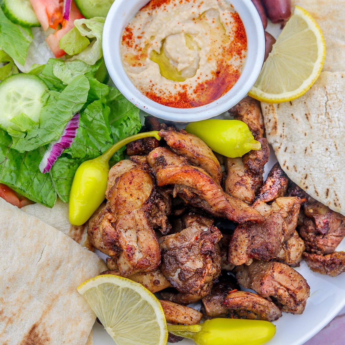 Chicken Shawarma Plate Recipe | Hilda's Kitchen Blog