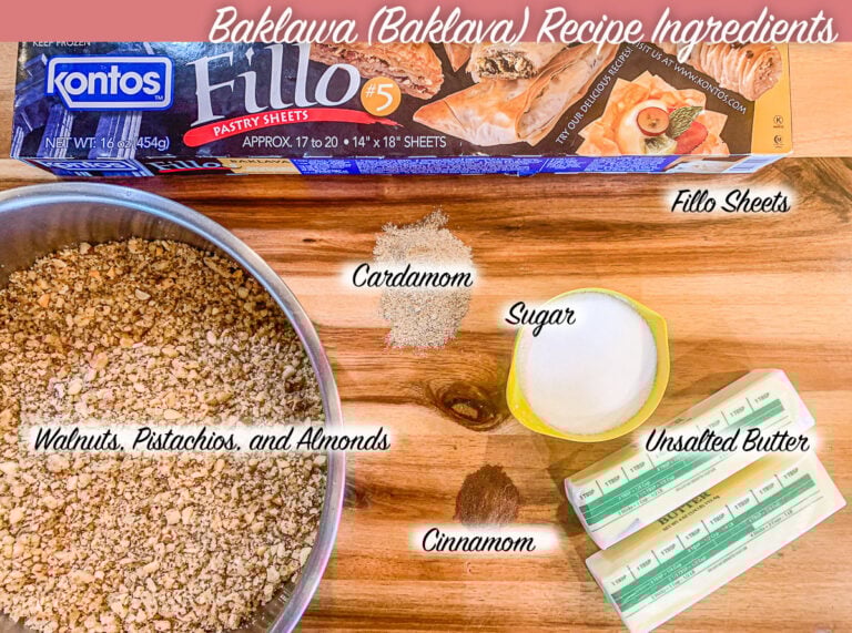 Middle Eastern Baklawa (Easy Baklava Recipe) | Hilda's Kitchen Blog