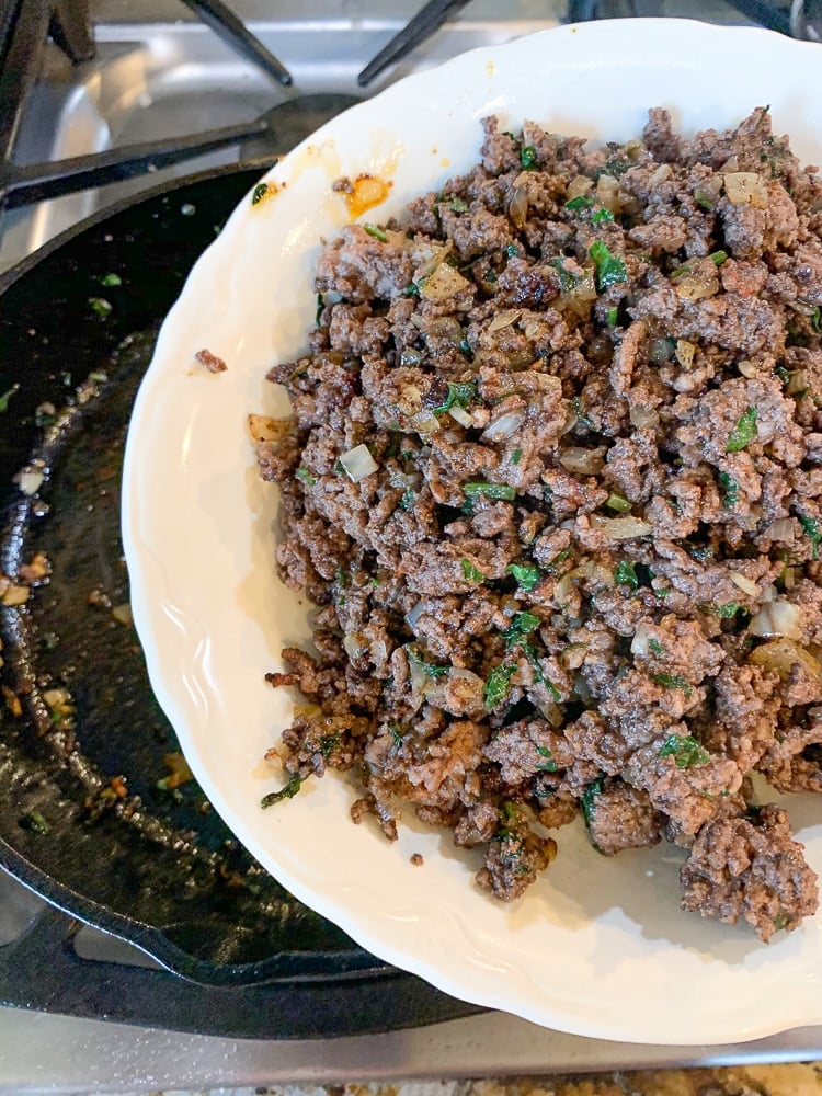 Sambousek (Lebanese Meat-Filled Savory Pies) | Hilda's Kitchen Blog