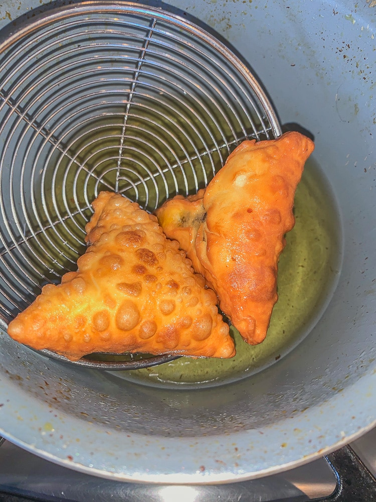 Sambousek (Lebanese Meat-Filled Savory Pies) | Hilda's Kitchen Blog