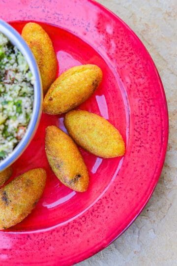 Kubba Halab (Meat-Filled Rice Balls) | Hilda's Kitchen Blog