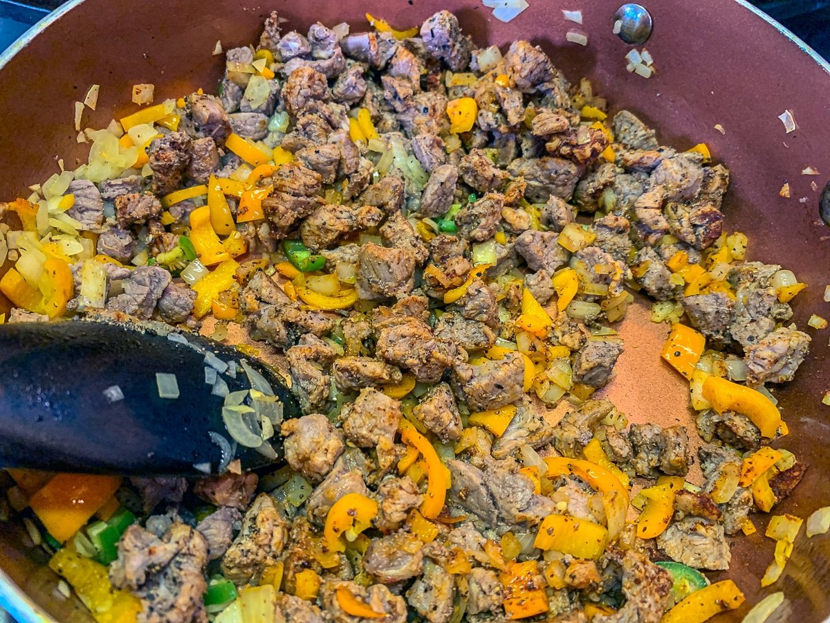 Iraqi Beef Chilifry (Sauteed Meat & Vegetables) | Hilda's Kitchen Blog