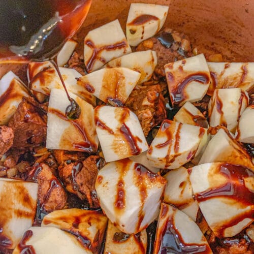 Shalgam (Middle Eastern Turnip Stew) | Hilda's Kitchen Blog