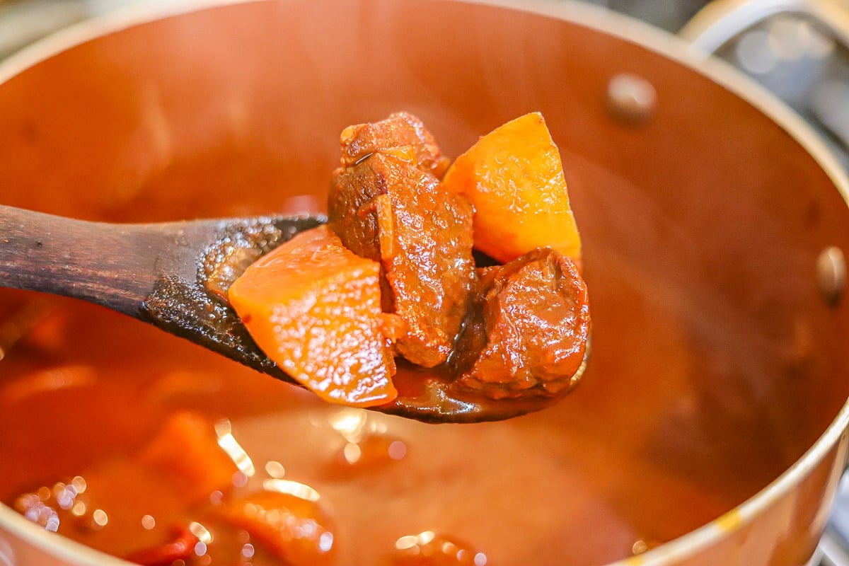 Shalgam (Middle Eastern Turnip Stew) | Hilda's Kitchen Blog