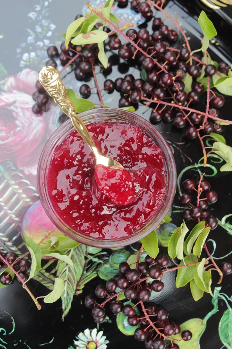 Backwoods Chokecherry Jelly - Hilda's Kitchen Blog