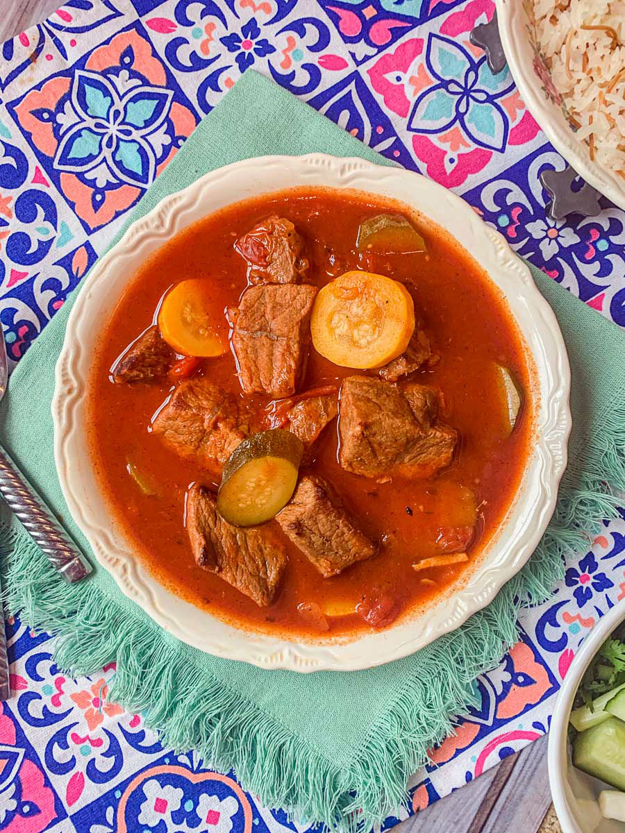 Assyrian Zucchini Stew | Hilda's Kitchen Blog