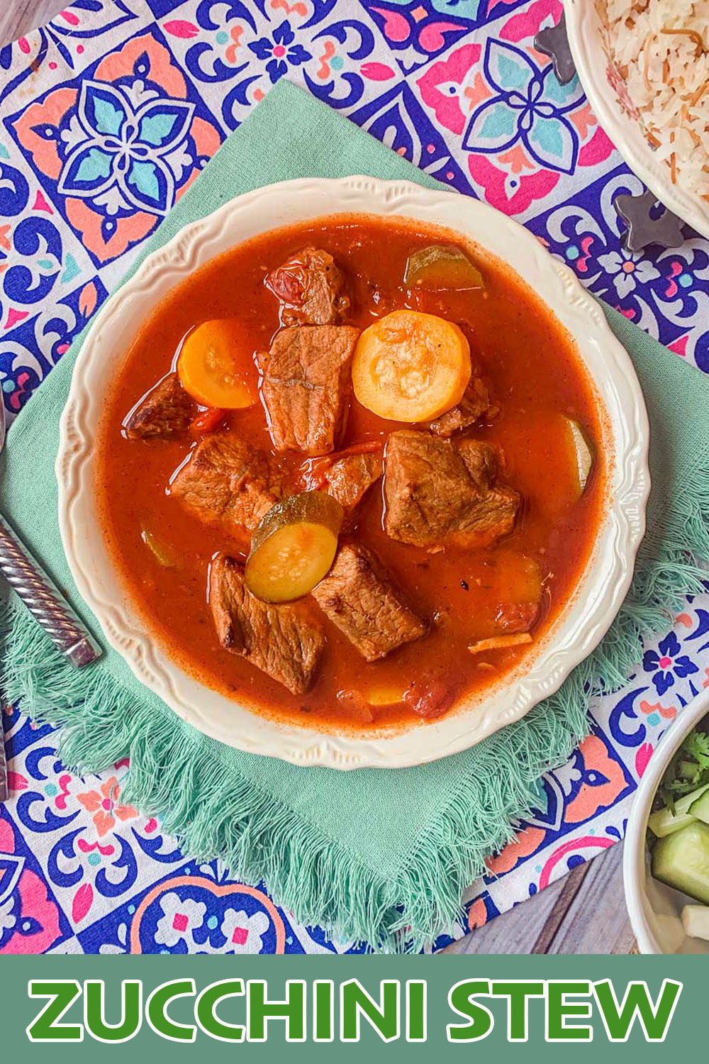 Assyrian Zucchini Stew | Hilda's Kitchen Blog