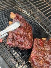 Traeger Smoked Beef Ribs | Hilda's Kitchen Blog