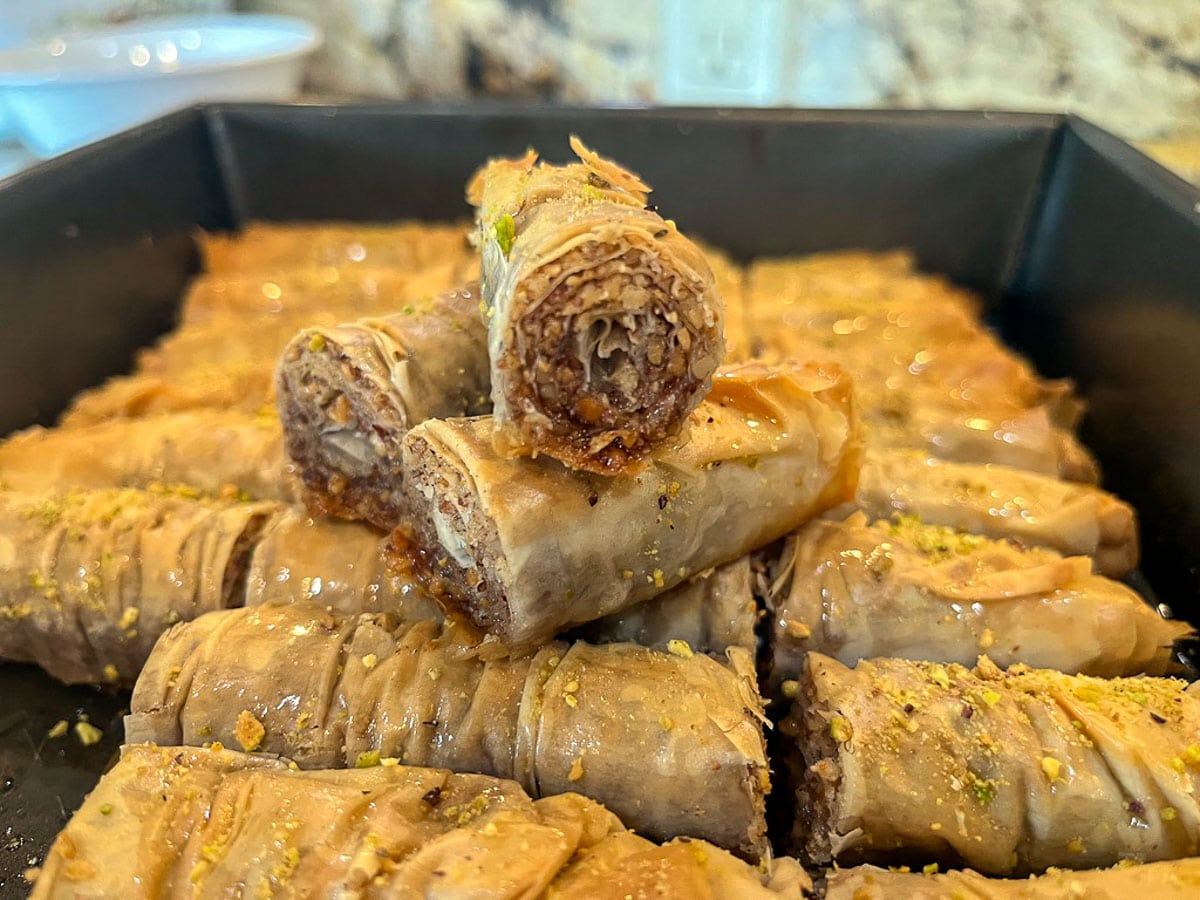 Sari Burma Baklava Rolls | Hilda's Kitchen Blog