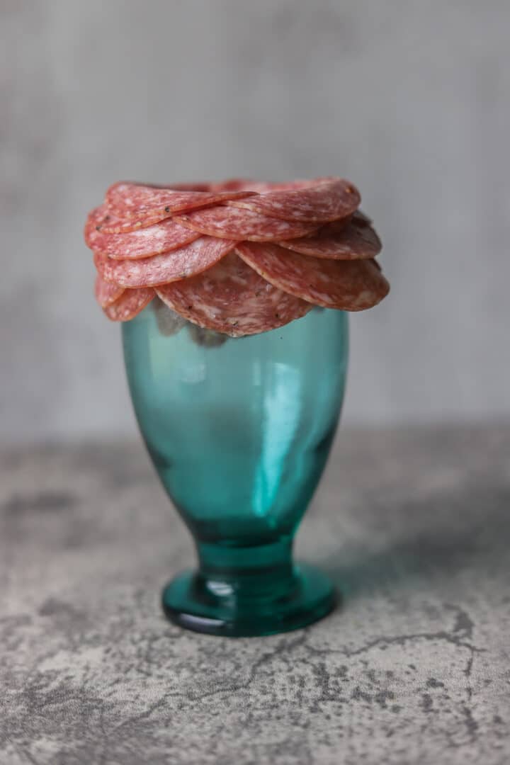 How to Make A Salami Rose For a Charcuterie Board | Hilda's Kitchen Blog