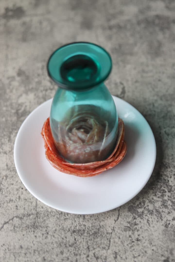 How to Make A Salami Rose For a Charcuterie Board | Hilda's Kitchen Blog