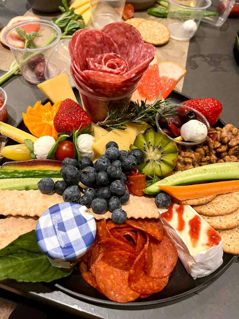 How to Make A Salami Rose For a Charcuterie Board | Hilda's Kitchen Blog