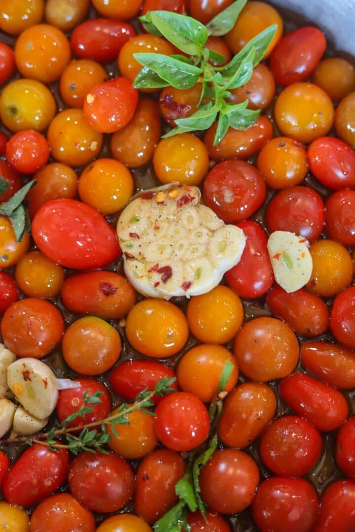 Cherry Tomato Confit | Hilda's Kitchen Blog