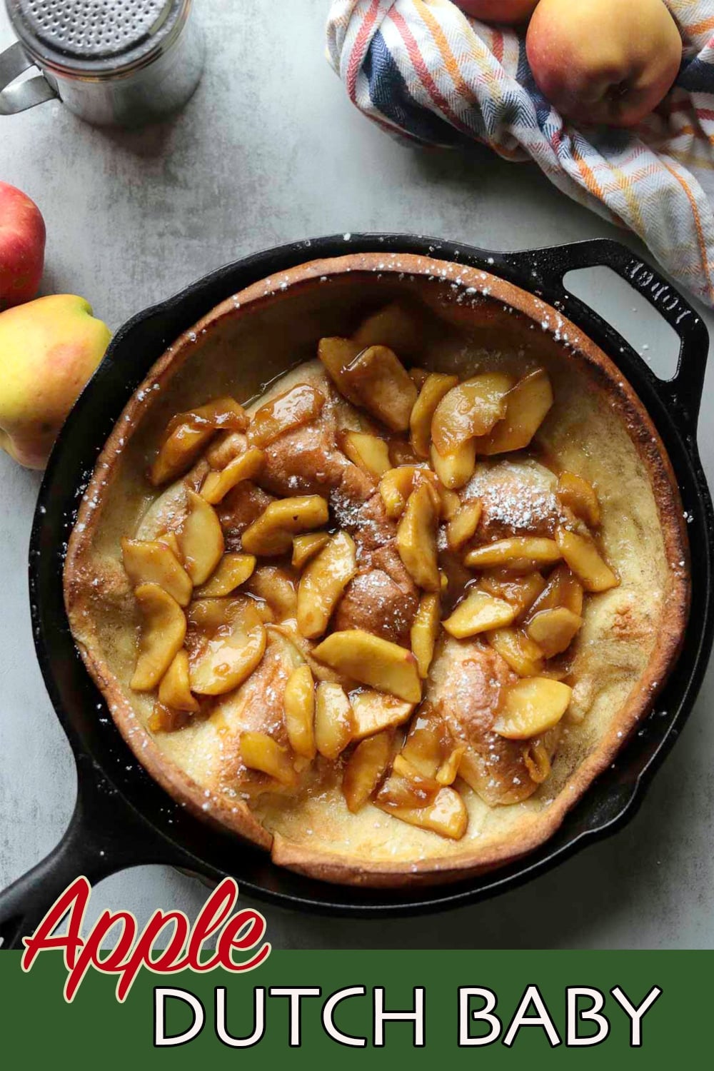 Apple Dutch Baby Recipe | Hilda's Kitchen Blog