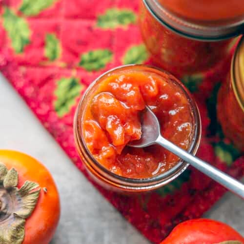 Persimmon Jam Recipe | Hilda's Kitchen Blog