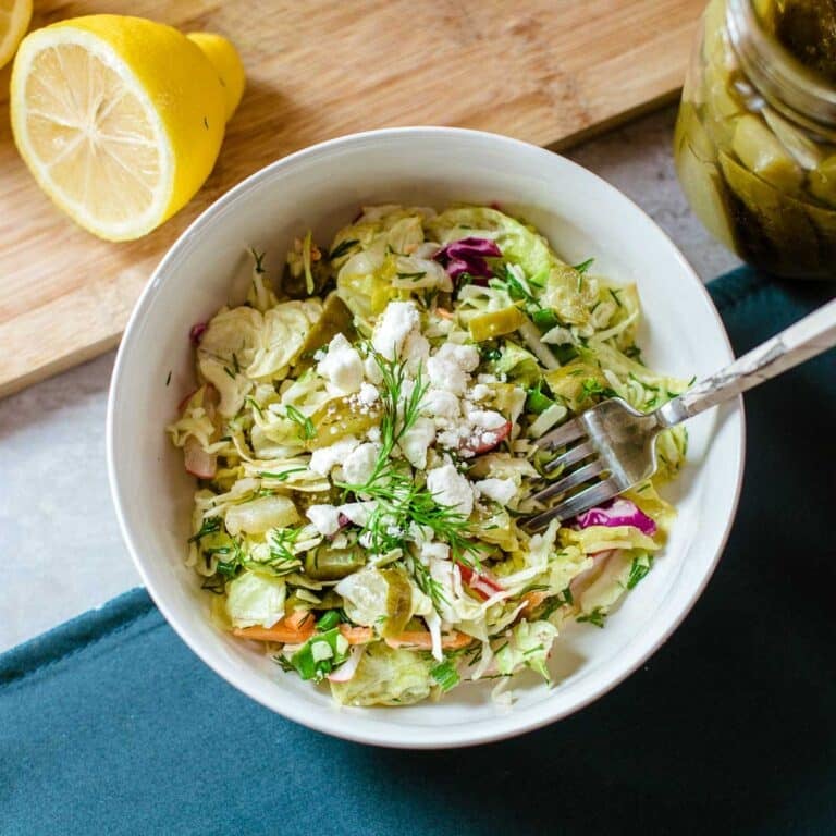 Dill Pickle Salad | Hilda's Kitchen Blog