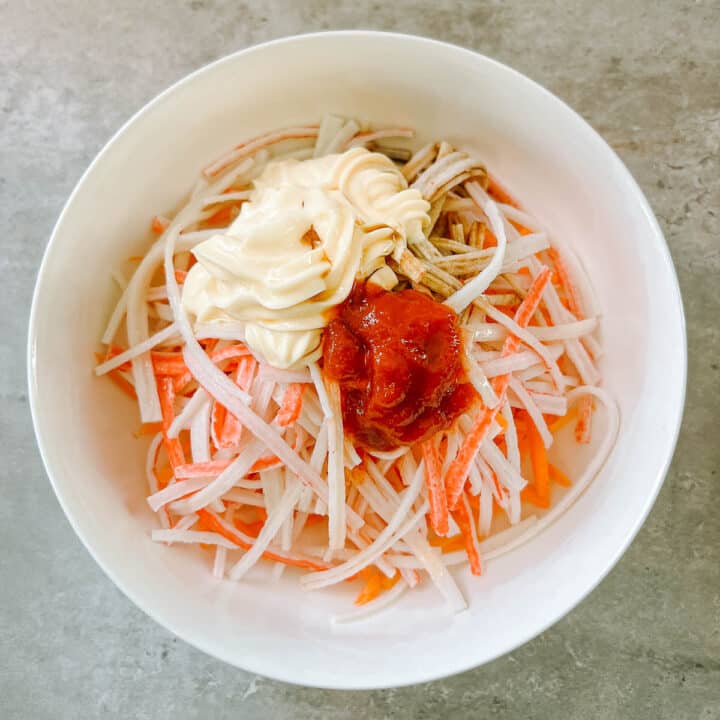 Japanese Spicy Kani Salad | Hilda's Kitchen Blog