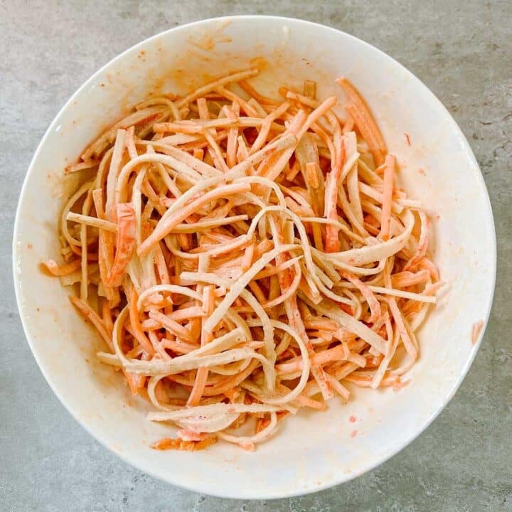 Japanese Spicy Kani Salad | Hilda's Kitchen Blog