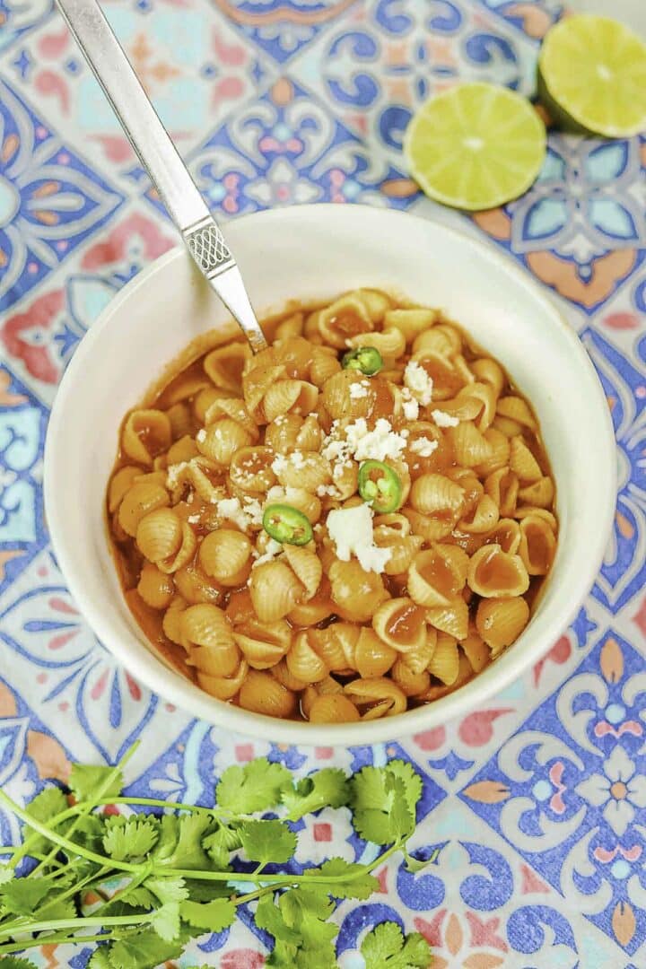 Sopita (Mexican Shell Soup) | Hilda's Kitchen Blog