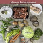 Traditional Ukrainian Borscht Recipe | Hilda's Kitchen Blog