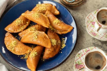 Atayef (Middle Eastern Pastries) | Hilda's Kitchen Blog