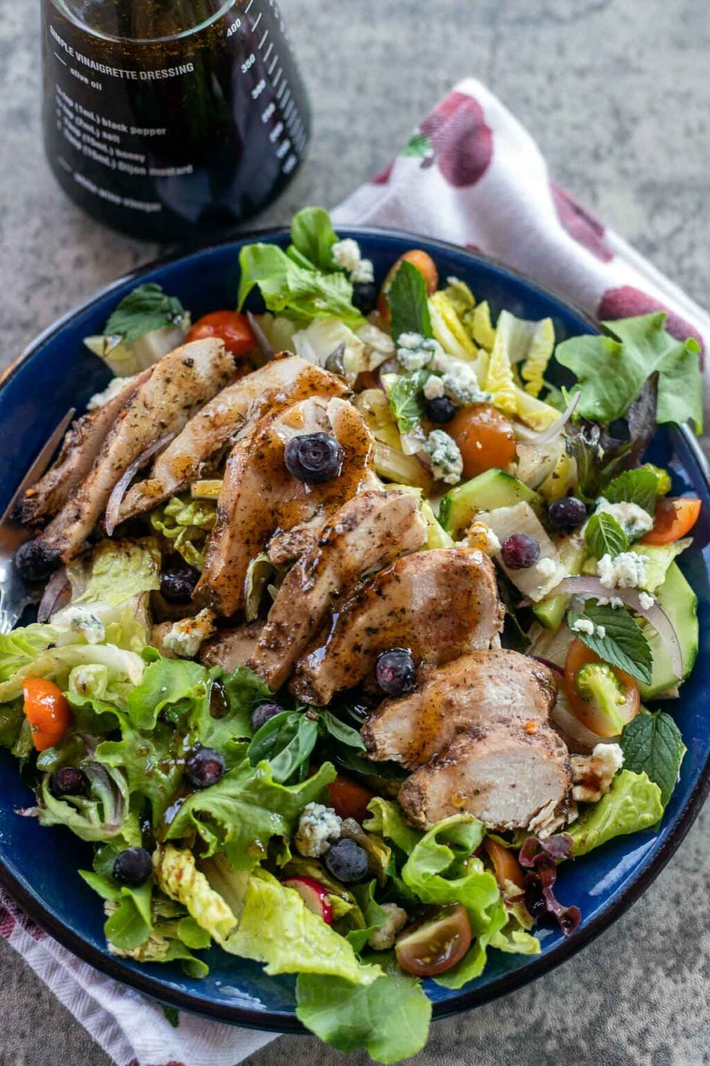 Sweet & Tangy Huckleberry Vinaigrette | Hilda's Kitchen Blog