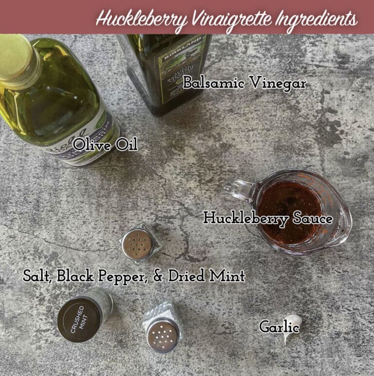 Sweet & Tangy Huckleberry Vinaigrette | Hilda's Kitchen Blog
