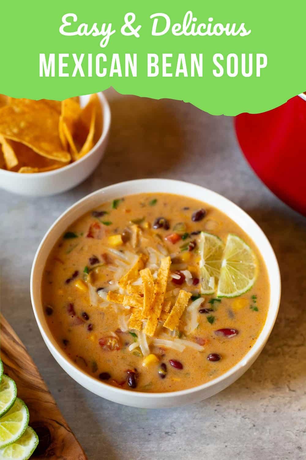 Easy Mexican Bean Soup | Hilda's Kitchen Blog