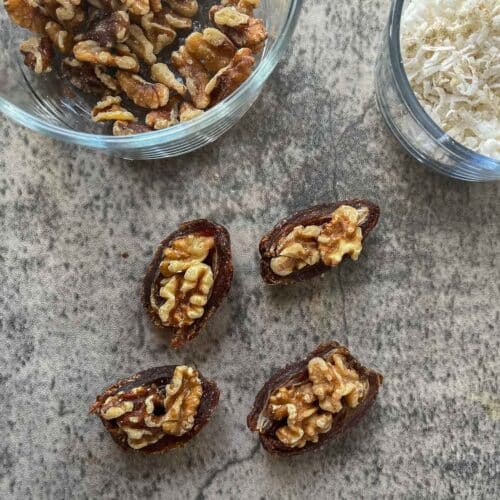 Easy Stuffed Dates | Hilda's Kitchen Blog