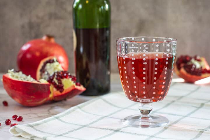 Homemade Pomegranate Wine | Hilda's Kitchen Blog