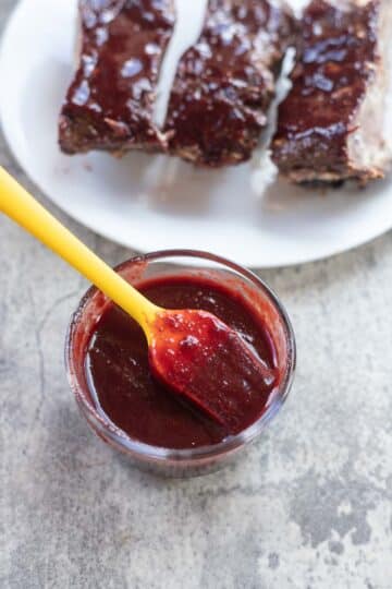 Spicy Huckleberry BBQ Sauce | Hilda's Kitchen Blog