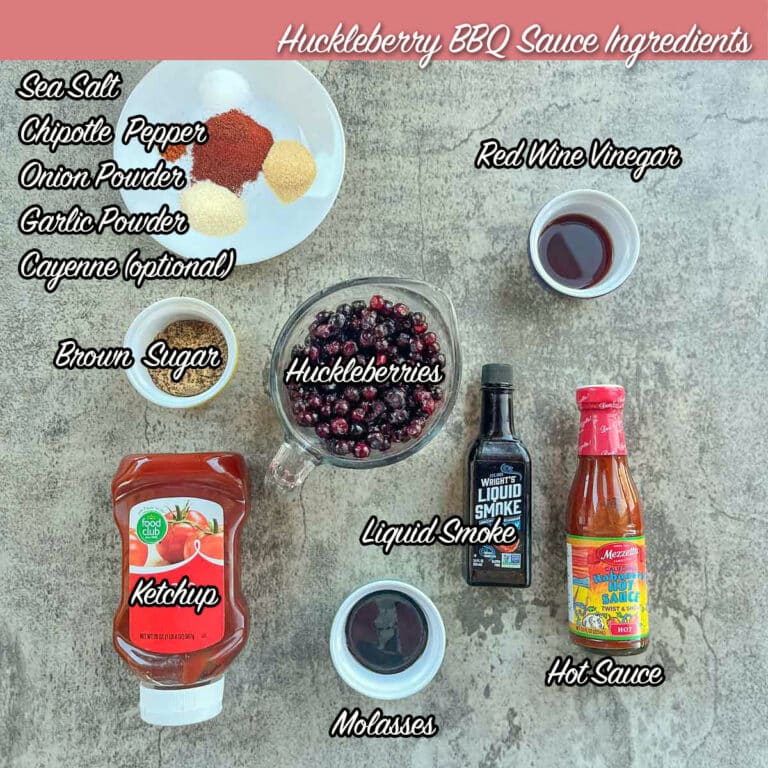 Spicy Huckleberry BBQ Sauce | Hilda's Kitchen Blog