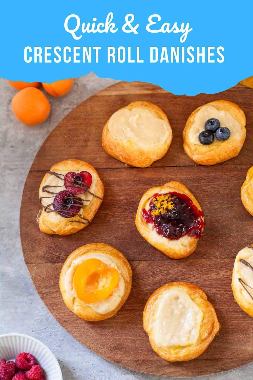 Crescent Roll Cream Cheese Danishes | Hilda's Kitchen Blog