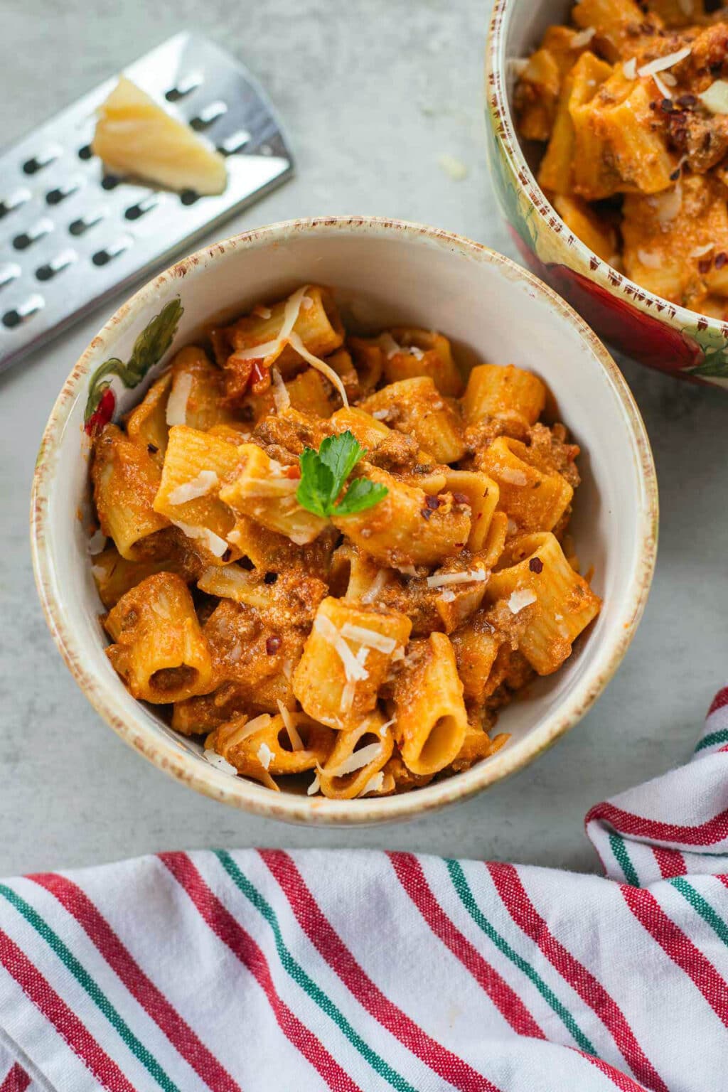 Creamy Cottage Cheese Rigatoni | Hilda's Kitchen Blog