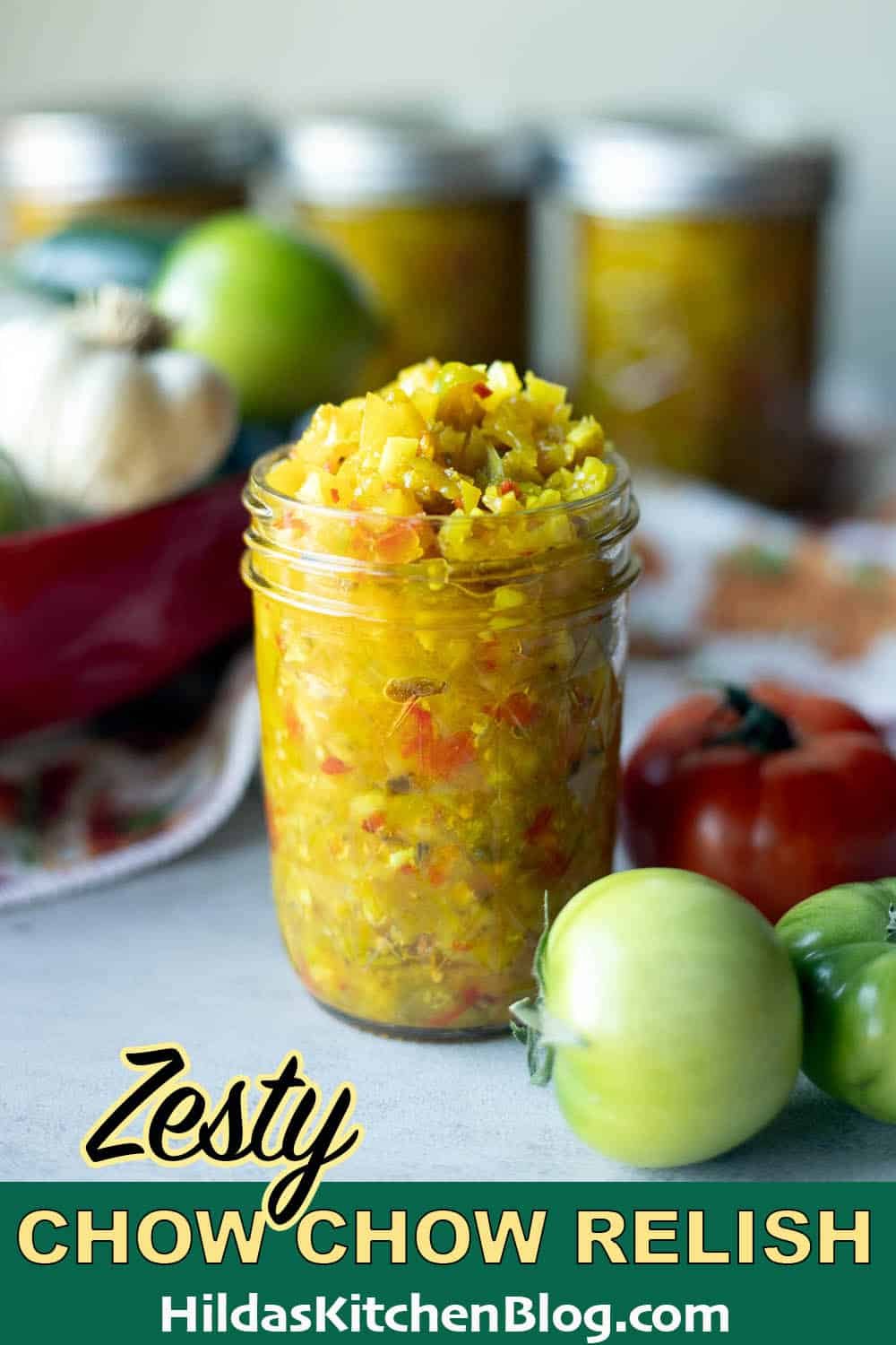 Zesty Chow Chow Relish | Hilda's Kitchen Blog