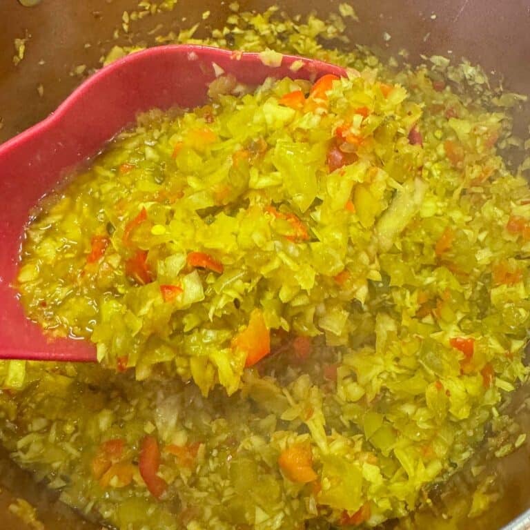 Zesty Chow Chow Relish | Hilda's Kitchen Blog