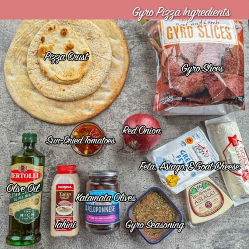 Greek Gyros Pizza | Hilda's Kitchen Blog