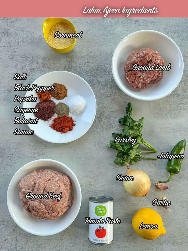 Lahm Bi Ajeen (Middle Eastern Pizza) | Hilda's Kitchen Blog