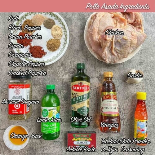 Pollo Asada (Mexican Grilled Chicken) | Hilda's Kitchen Blog