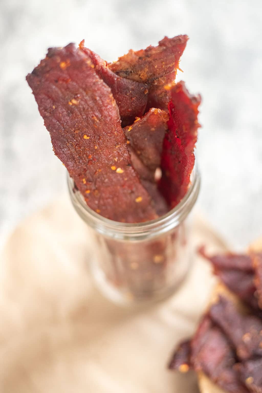 Spicy Smoked Beef Jerky | Hilda's Kitchen Blog