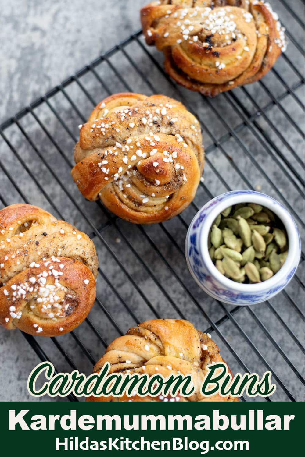 Kardemummabullar (Swedish Cardamom Buns) | Hilda's Kitchen Blog