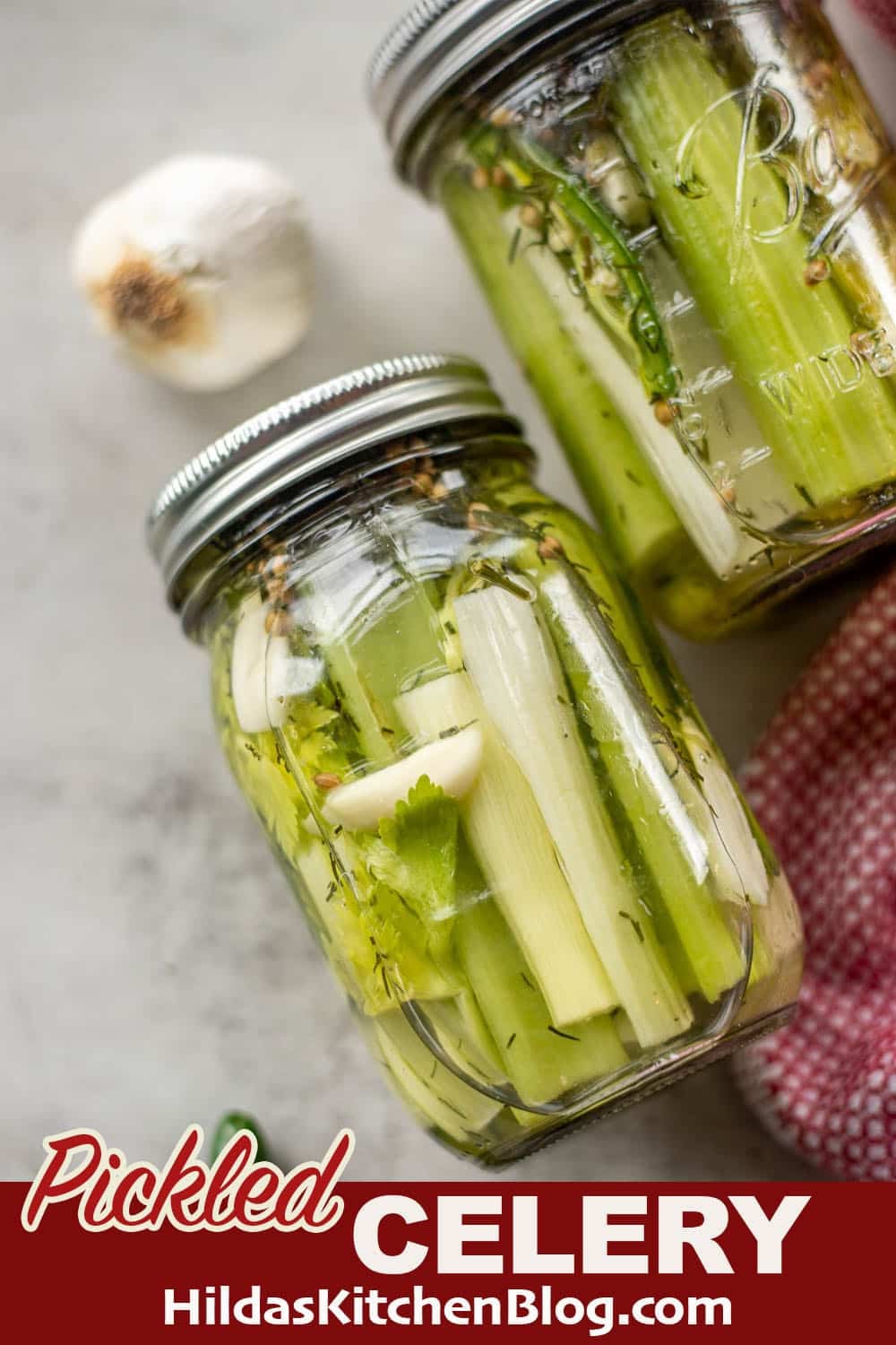 Pickled Celery | Hilda's Kitchen Blog